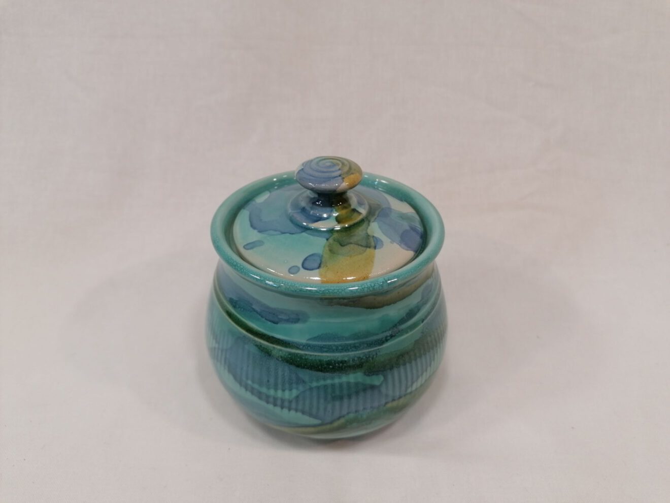 Ceramic food container with cover - Bogdankeramik - unique handcrafted ...