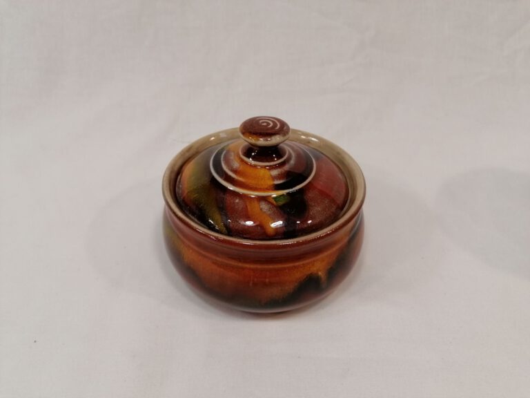 Ceramic food container with cover - Bogdankeramik - unique handcrafted ...